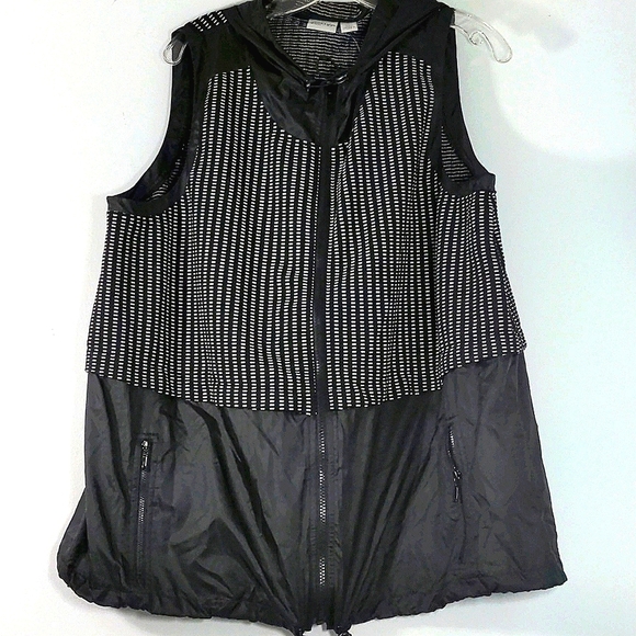 Zenergy by Chico's | Jackets & Coats | Zenergy By Chicos Mixed Fabric ...